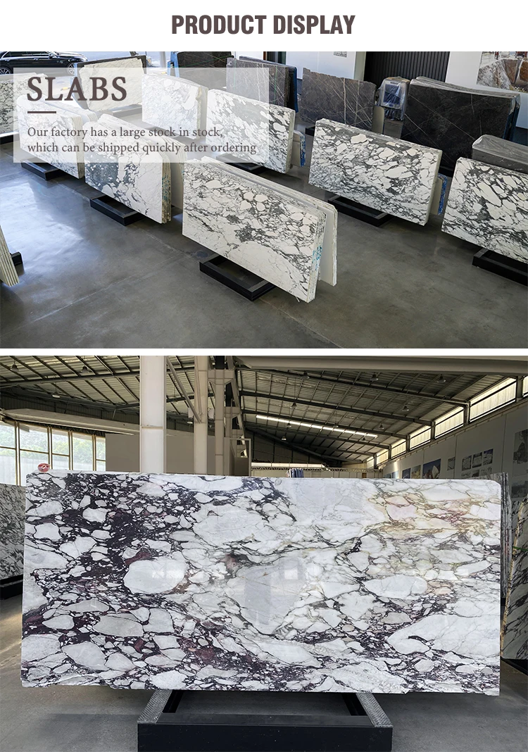 Calacatta Viola Marble Slab - Luxury Stone for Countertops