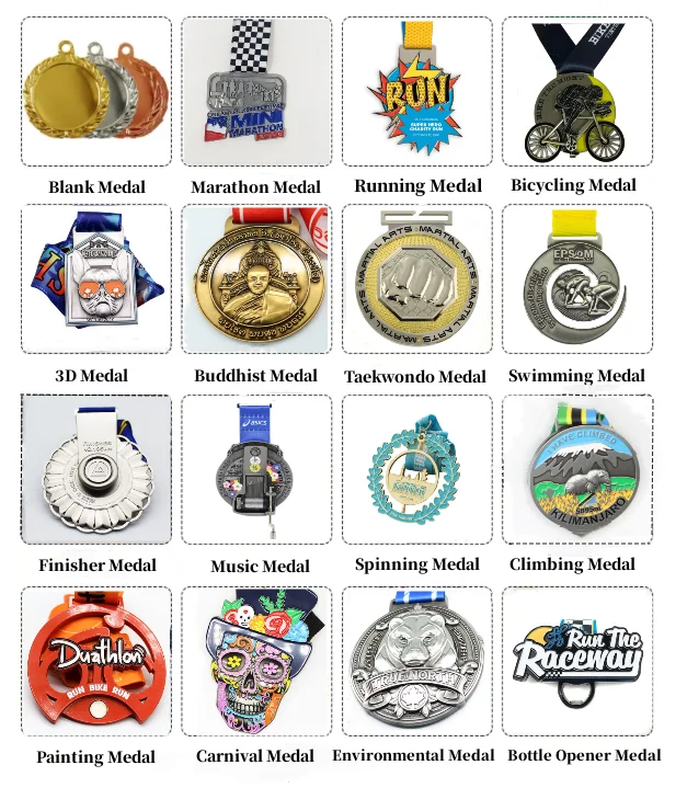 Wholesale Cheap Design Your Own Blank Zinc Alloy 3d Gold Award Marathon