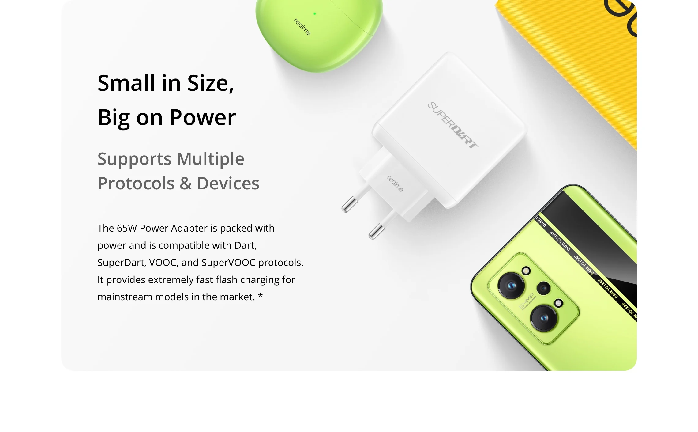 Original Realme Charger 65w Eu Plug Super Dart Quick Charge Adapter Gt ...