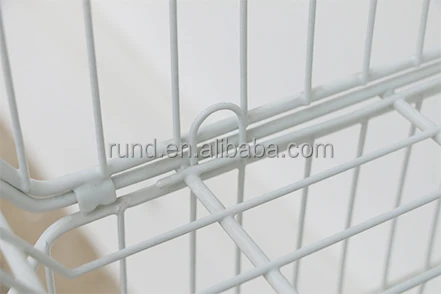 5 Tier Wire Basket Stand - Display Rack Stainless Steel