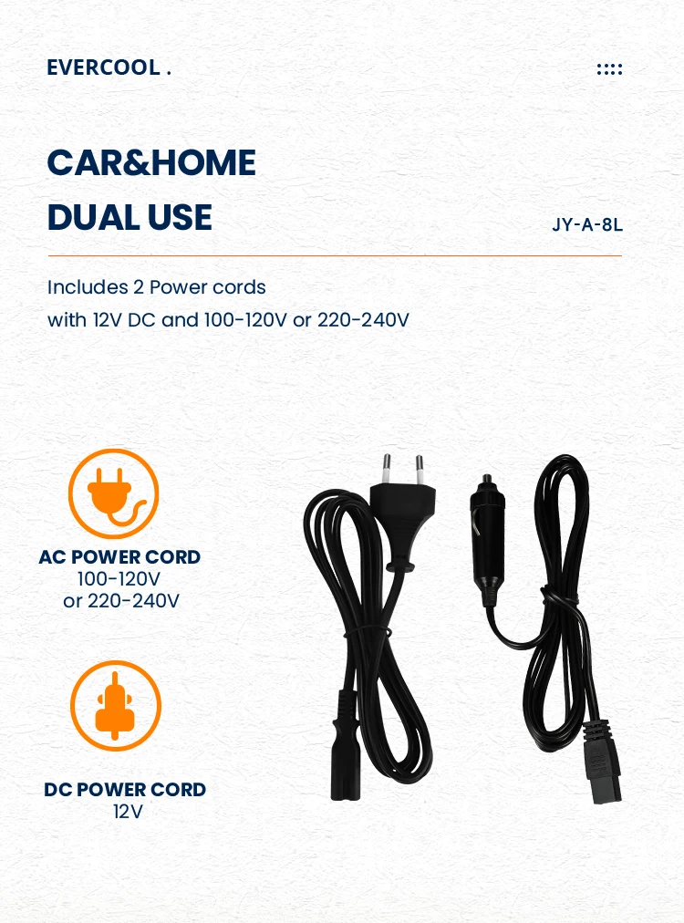 Evercool Mini Cooler Box Car Refrigerator - 16L Capacity