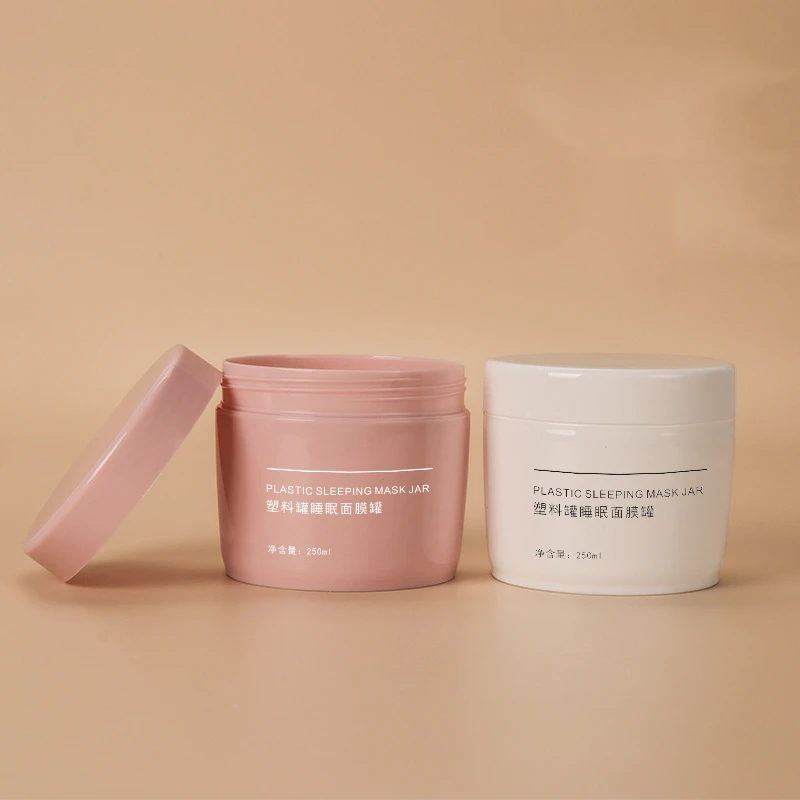 250ml 8oz Luxury Pp Pink Green Hair Mask Jar Body Butter Containers ...