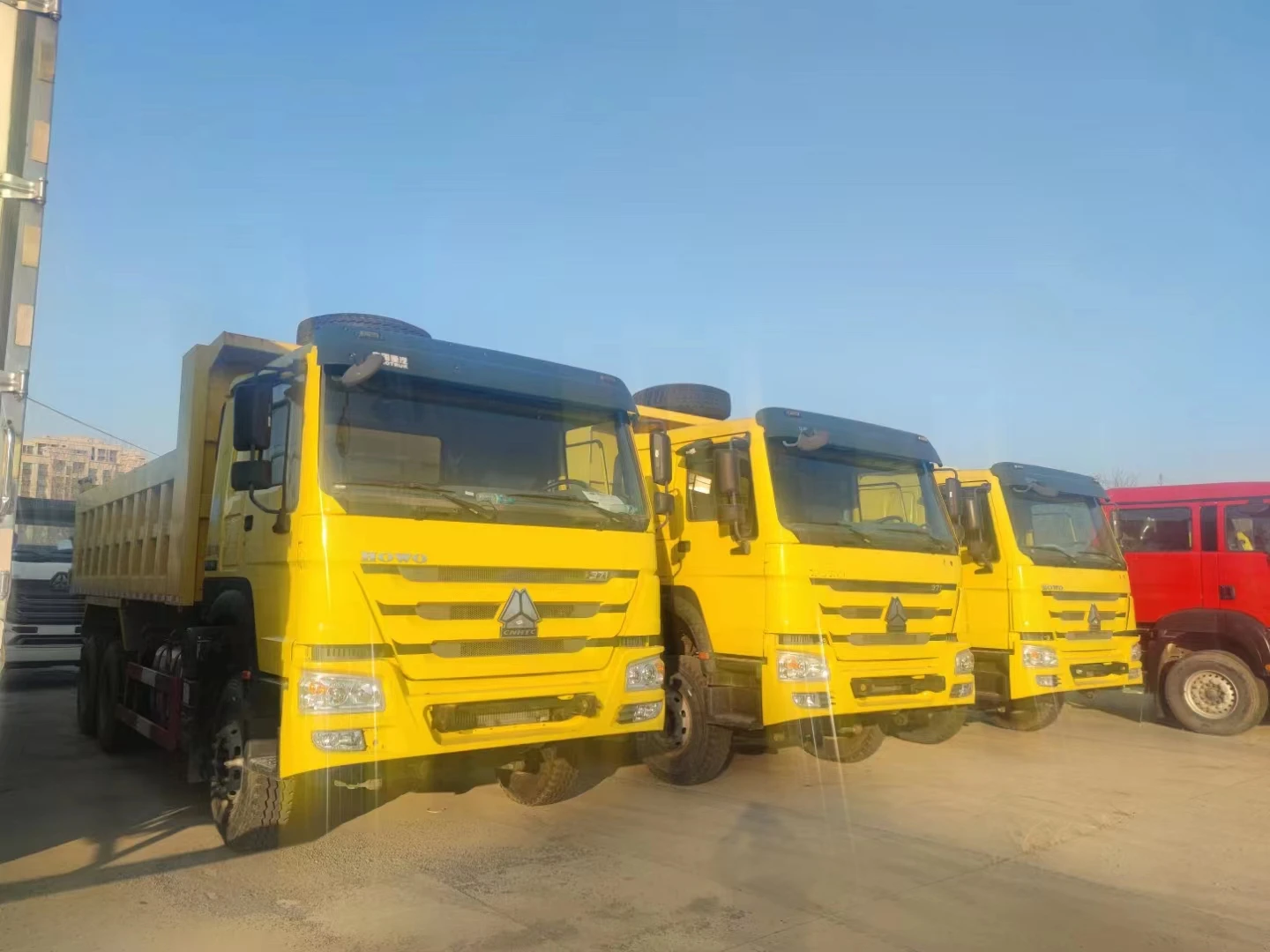 Used 5 Cubic Meter Weichai Diesel Heavy Dump Truck 6x4 Drive Wheel Euro ...