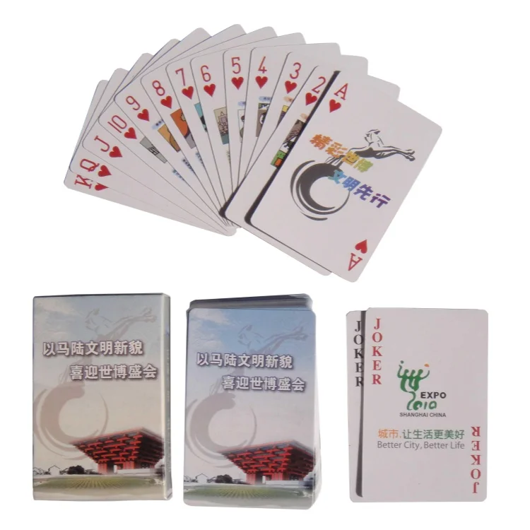 High Quality Custom Design Paper Playing Cards Poker Pvc Plastic Poker ...