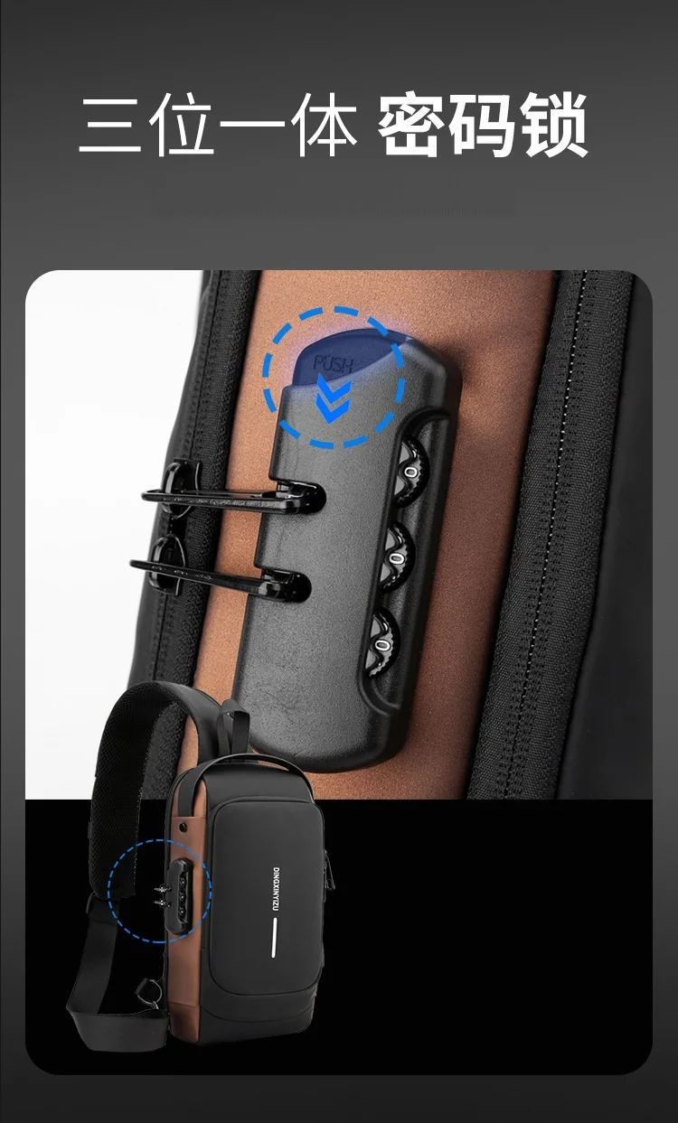 Secure and Stylish: Anti-Theft Chest Bag for Men & Women