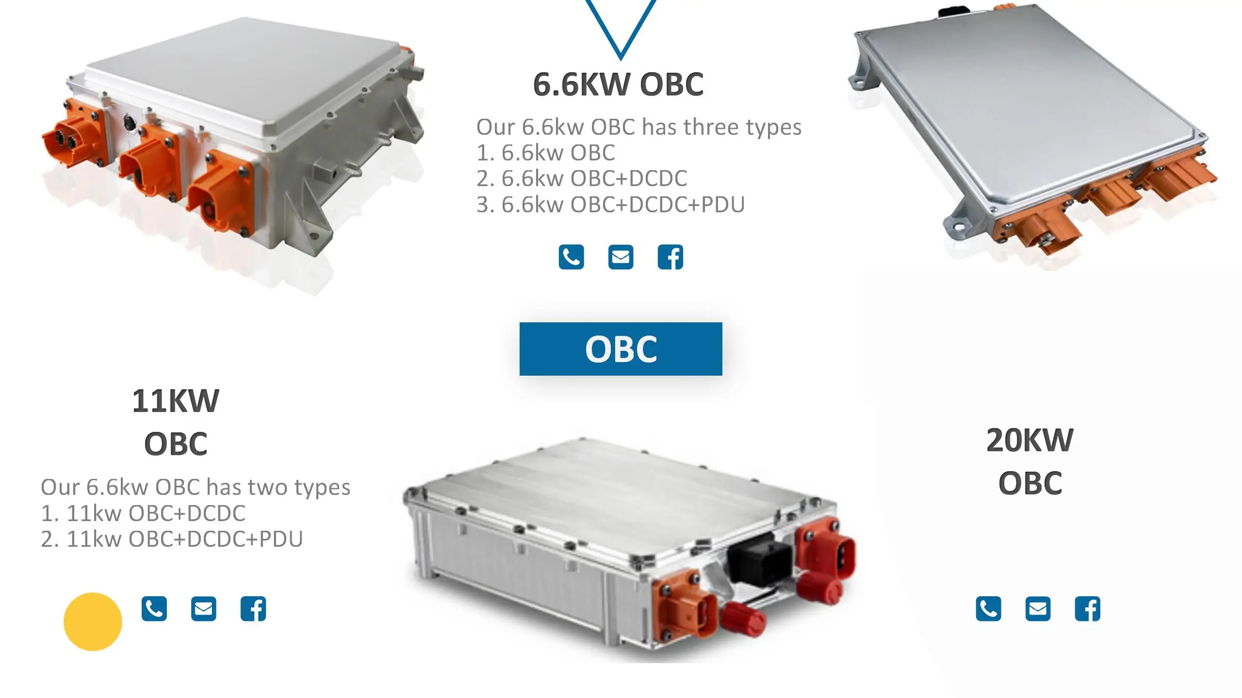 Brogen Best 22kw Ac To Dc On Board Battery Charger High Quality Obc For ...