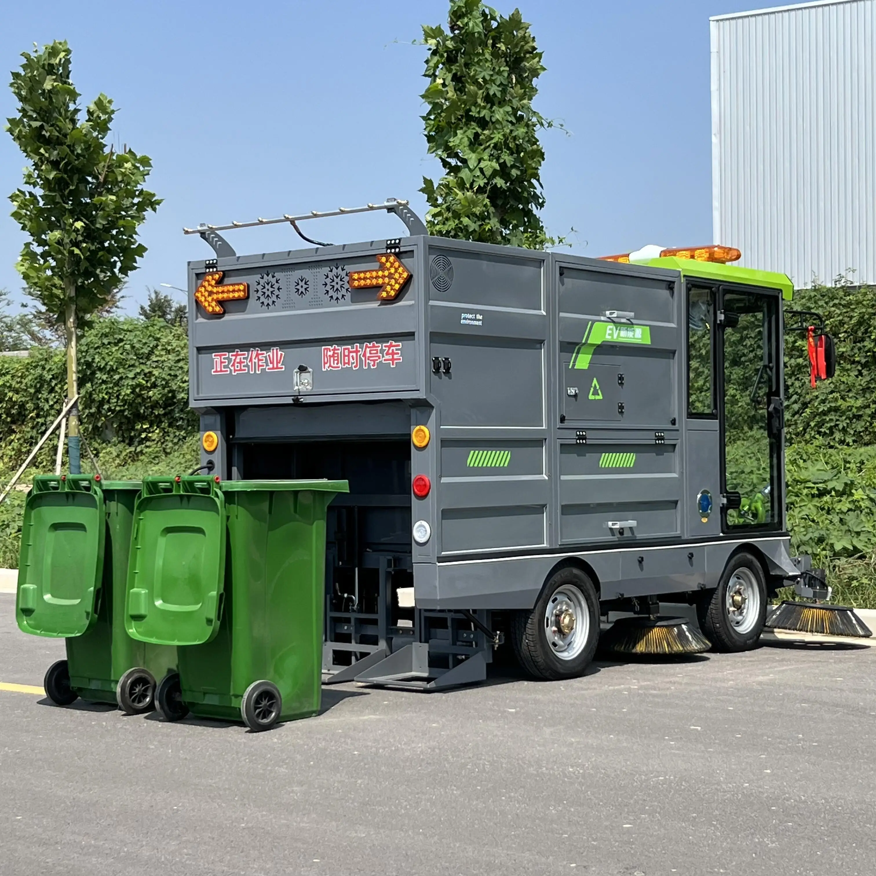 Chinese Factory Electric City Street Cleaners Vacuum Road Sweeper ...