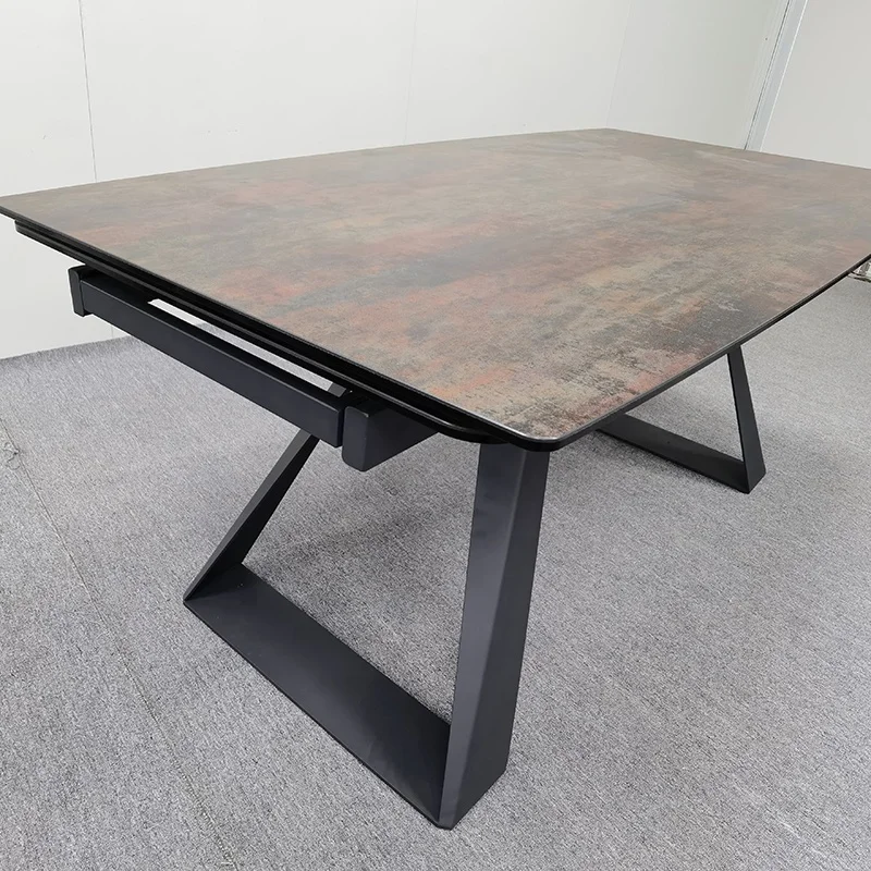 12mm Marble Ceramic Table Extendable Dimensions Can Reach 2200-2800mm ...
