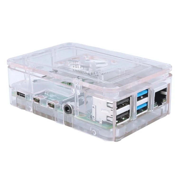 Custom Raspberry Pi 3 Pi 4 Case Raspberry Pi 2b 3b 3b+4b Shell Box With Fan - Buy Raspberry Pi ...