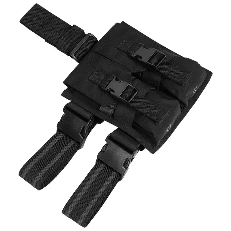 Ultralight Double Tactical Holster Drop Leg Magazine Pouch