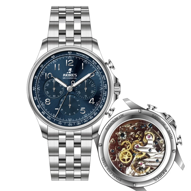 Seagull Logo Brand - Customized Pilot Chronograph Watches