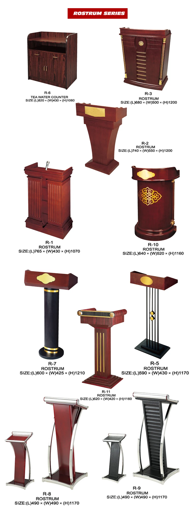 School Classroom Podium Church Lectern Stands Pulpit Meeting Speech ...