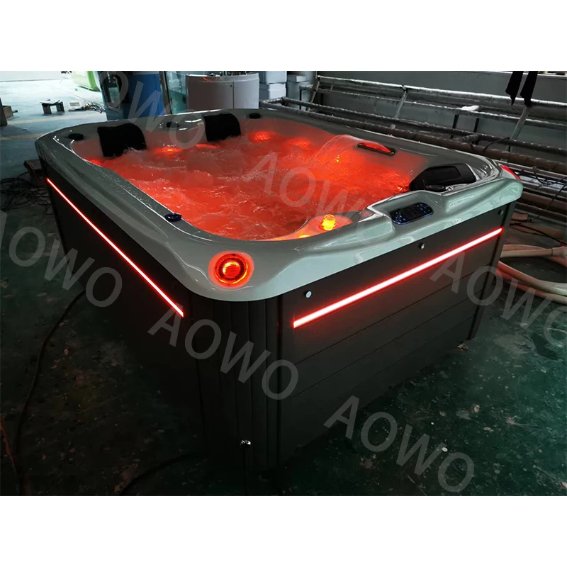 5-6 Person Massage Whirlpool Spa Tub - Outdoor Jacuzzi Tubs ODM