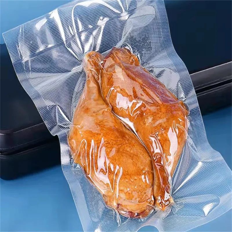 3 Sides Seal Food Grade Nylon Pouch Transparent Plastic Storage Pouch ...