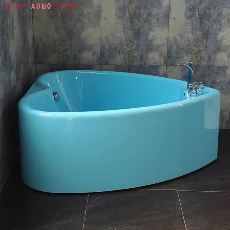 Modern Heart Shaped Freestanding Jacuzzi Bathtub - 2 Person Spa Hot Tub ...