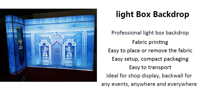 10x10ft Display Stands Event Backdrop Exhibition Booth With Led ...