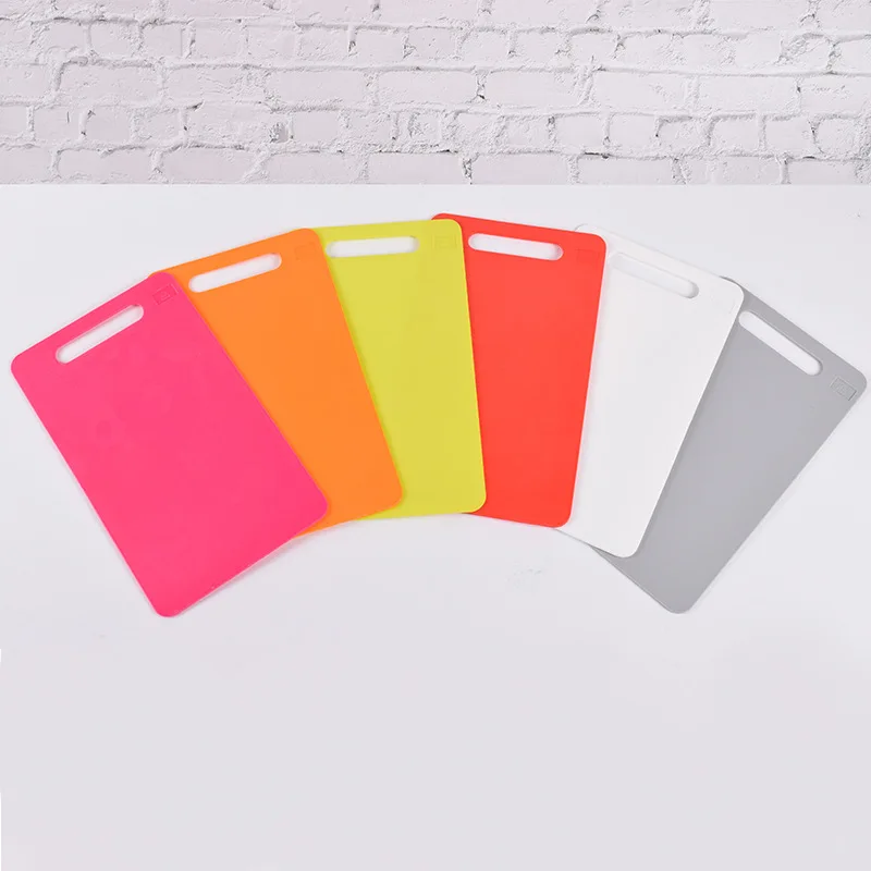 Colorful Fruit Vegetable Pe Plastic Board Rectangular Cutting Board For ...