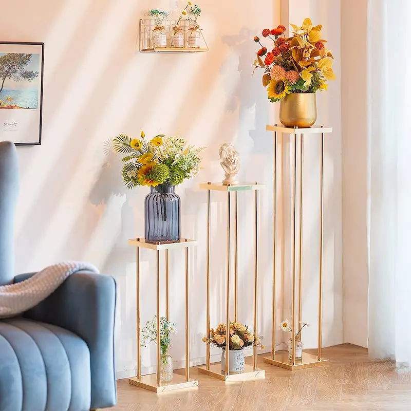 Metal Flower Stand - Elegant Wedding Table Decorations