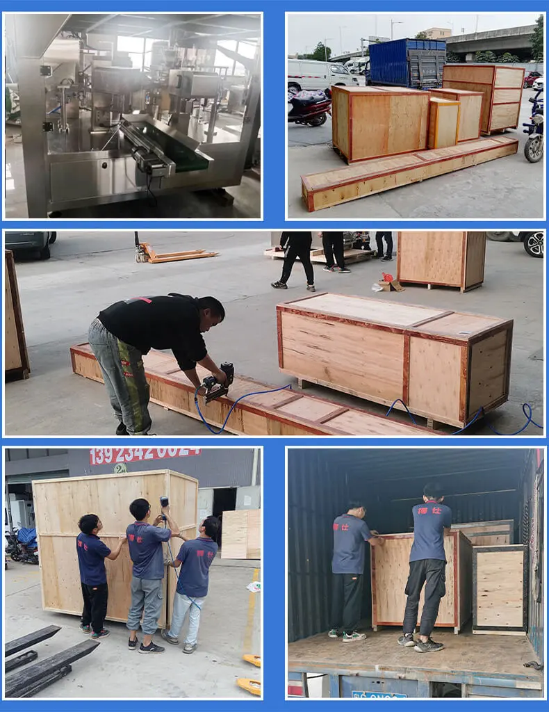 Automatic Weight Frozen Pre-cooked Meat Chicken Packing Machine Premade ...