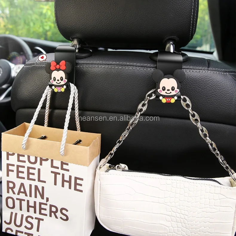 Car Interior Back Seat Headrest Mount Hooks Backseat Hanging Cars ...