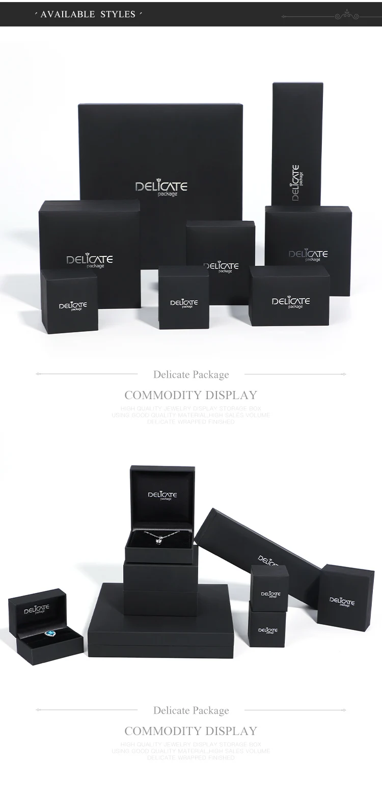 Luxury Wholesale Custom Logo Leather Jewelry Box Earring Bracelet ...