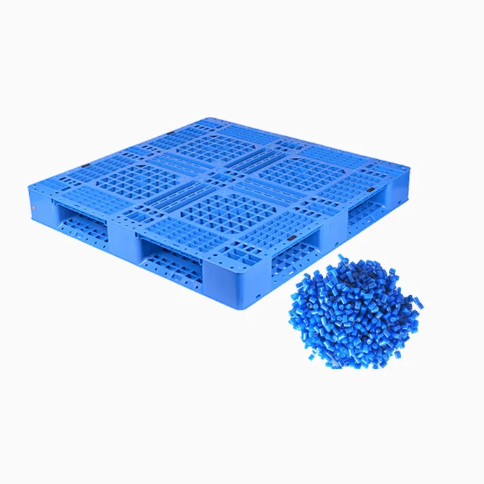 Euro Stackable Plastic Pallet HDPE Double Face Flat 100x100 Heavy Duty ...