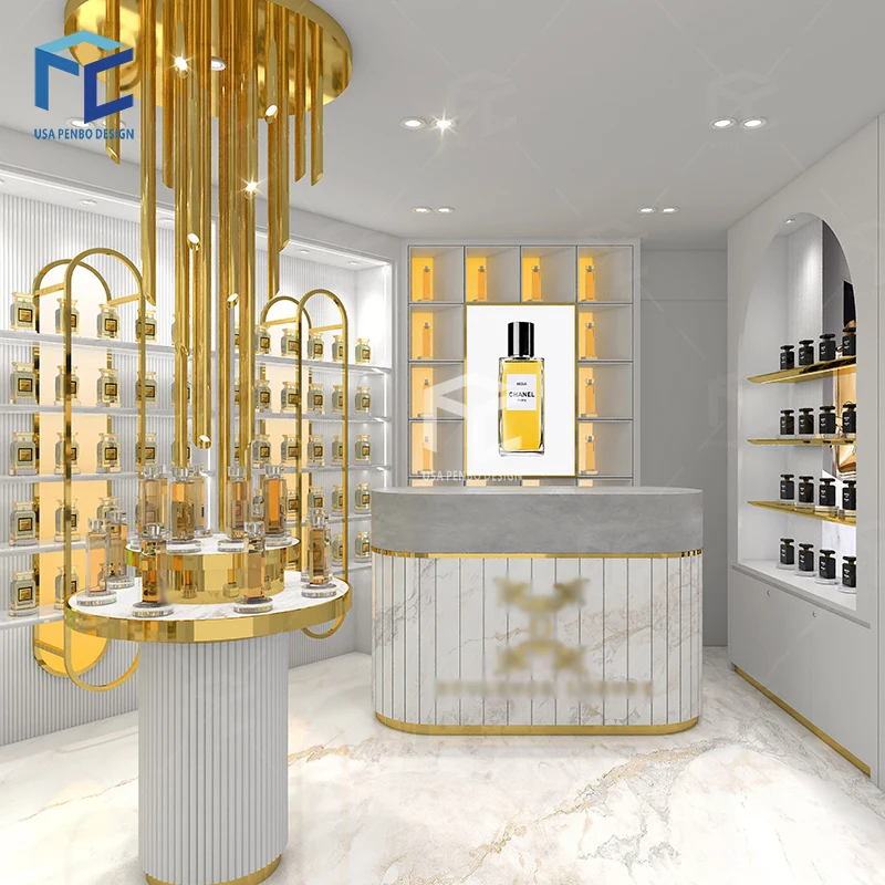 Dubai Perfume Shop Interior Design Luxury Store Furniture Perfume ...
