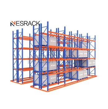 Narrow Aisle Racking Warehouse Storage Heavy Duty Beam Pallet Racking ...