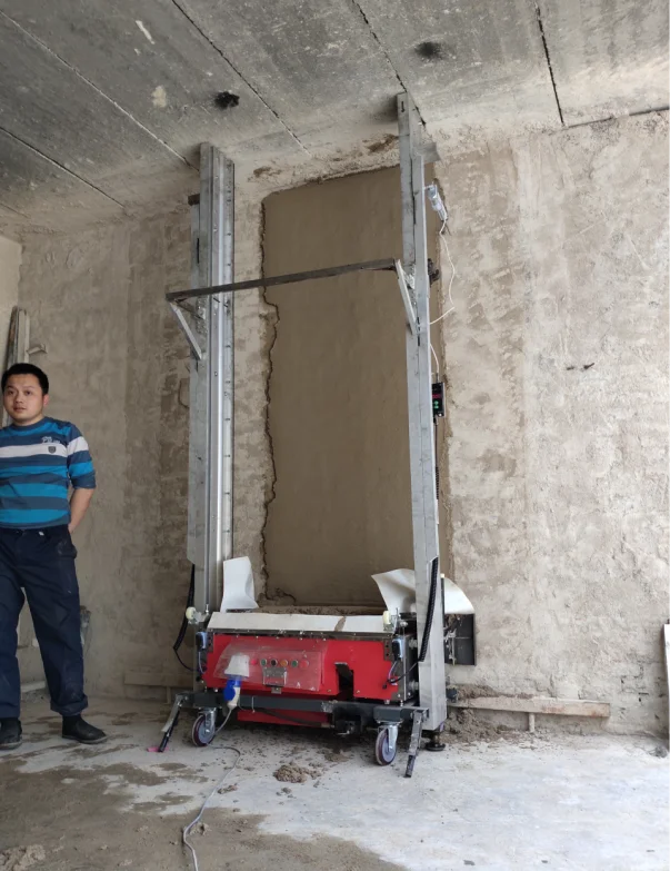 Fully Automatic Wall Stucco Rendering Plaster Machine Hydraulic ...