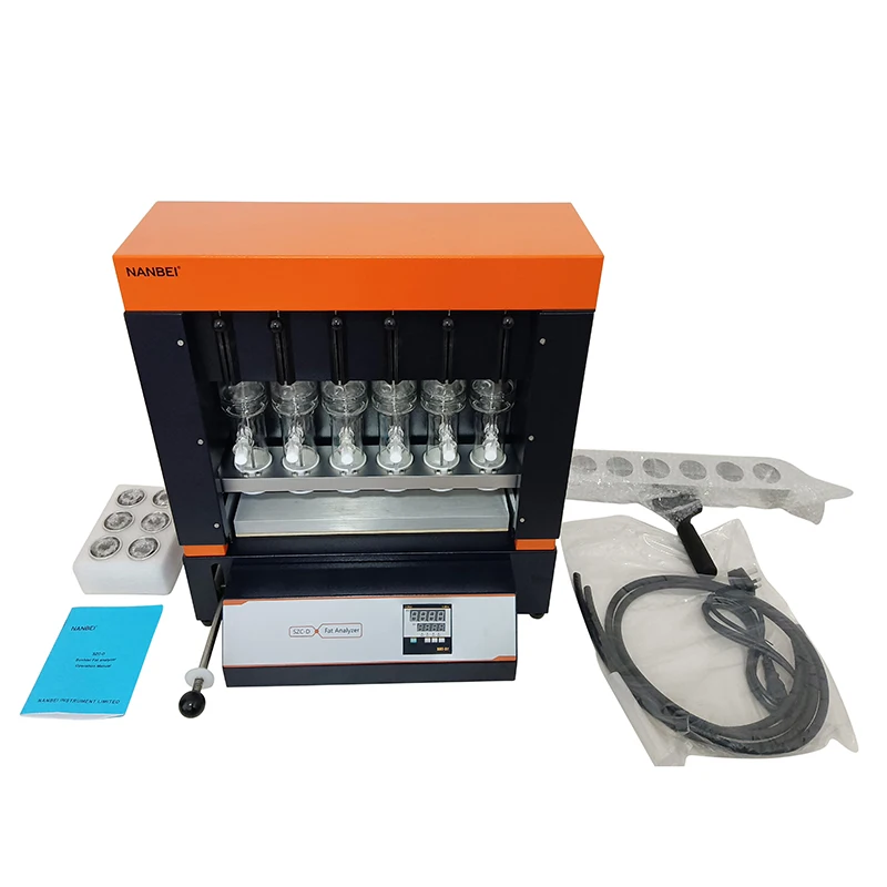 Laboratory Soxhlet Extraction Fat Content Analyzer for Grain, Food, and ...