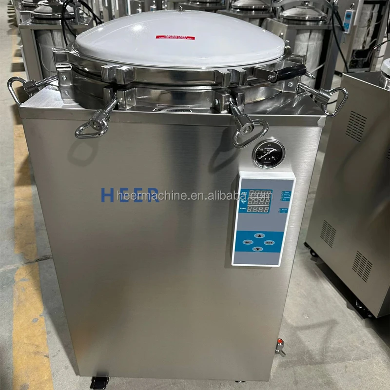 Vertical Autoclave Sterilizer 35 50 75 100 150 Litres Canned Food ...