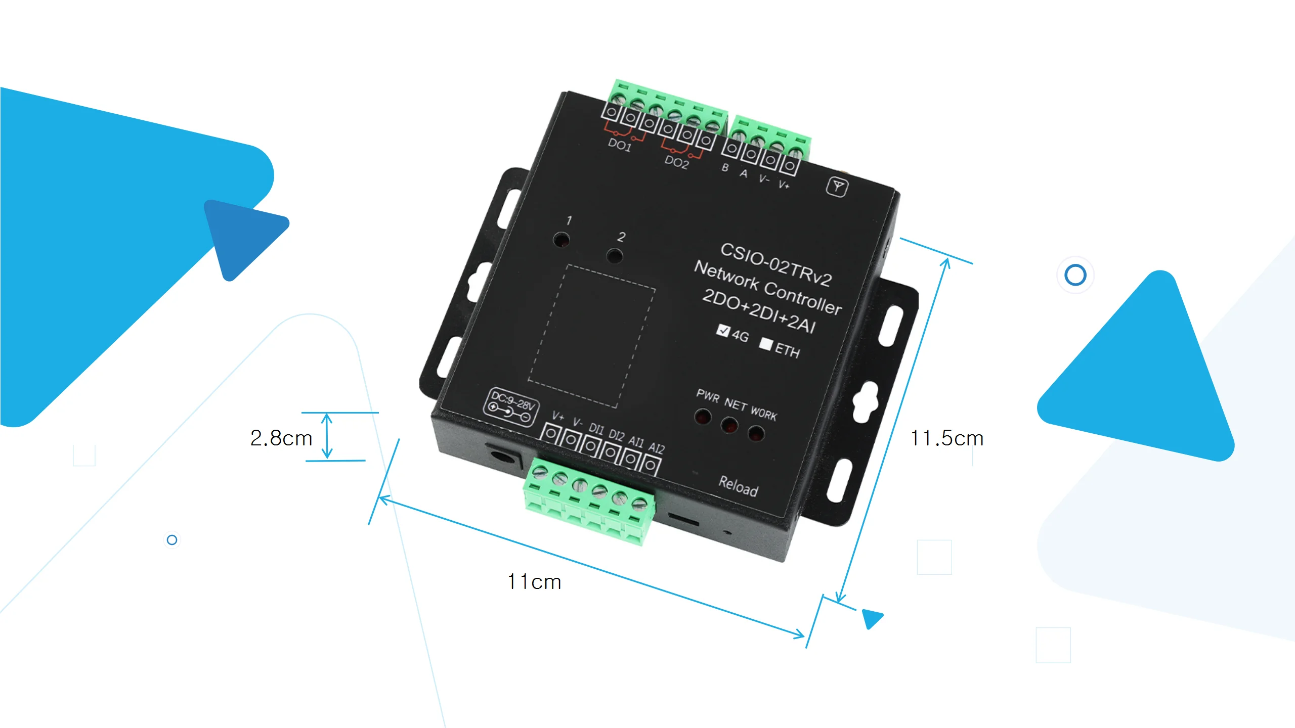 Industrial Remote Terminal Unit Csio-02tr-j45 With 4 Analog 20ma Input ...