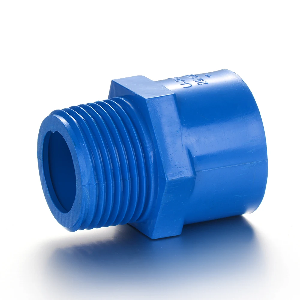 Upvc Plastic Philippines Din Gb Standard Pvc Blue Male Adapter Fittings ...