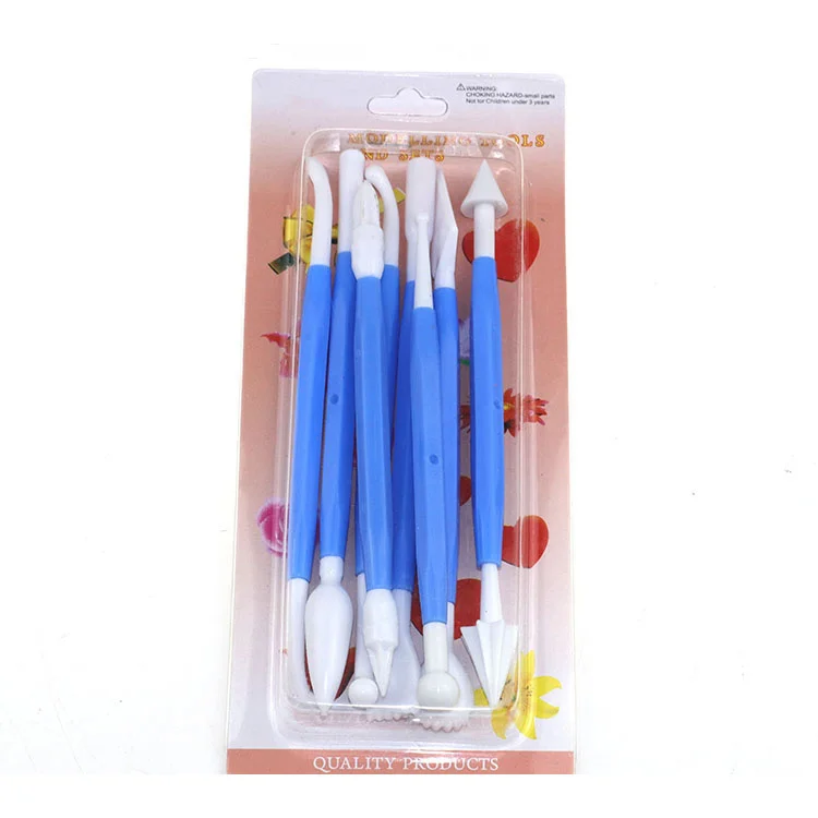 8pcs/set Fondant Cake Decorating Modelling Tools 16 Patterns Carving ...