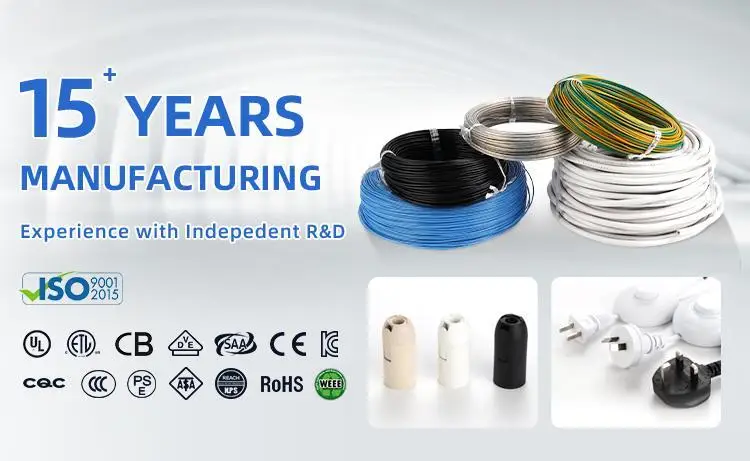 Twisted Cloth Covered 18 Wire Gauge Vintage Lamp Cord Electrical Wire ...