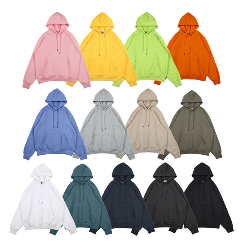 Wholesale Custom Blank Hoodies For Printing Oversized Plus Size Unisex ...
