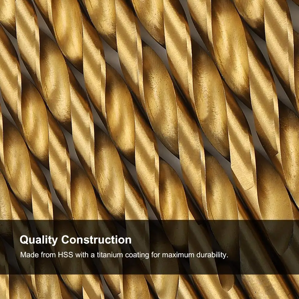 Titanium Impact Drill Bit Set - 30 Pcs Hex Shank Hss,Quick Change ...