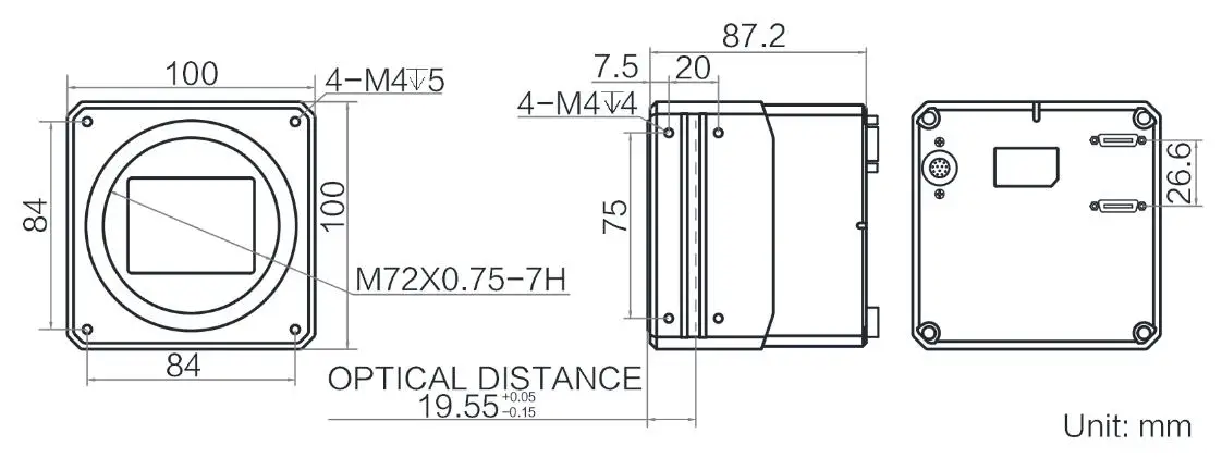 Hikrobot Mv-ch1010-10cm-m72-tf 101mp Camera Link M72-mount Tec High ...