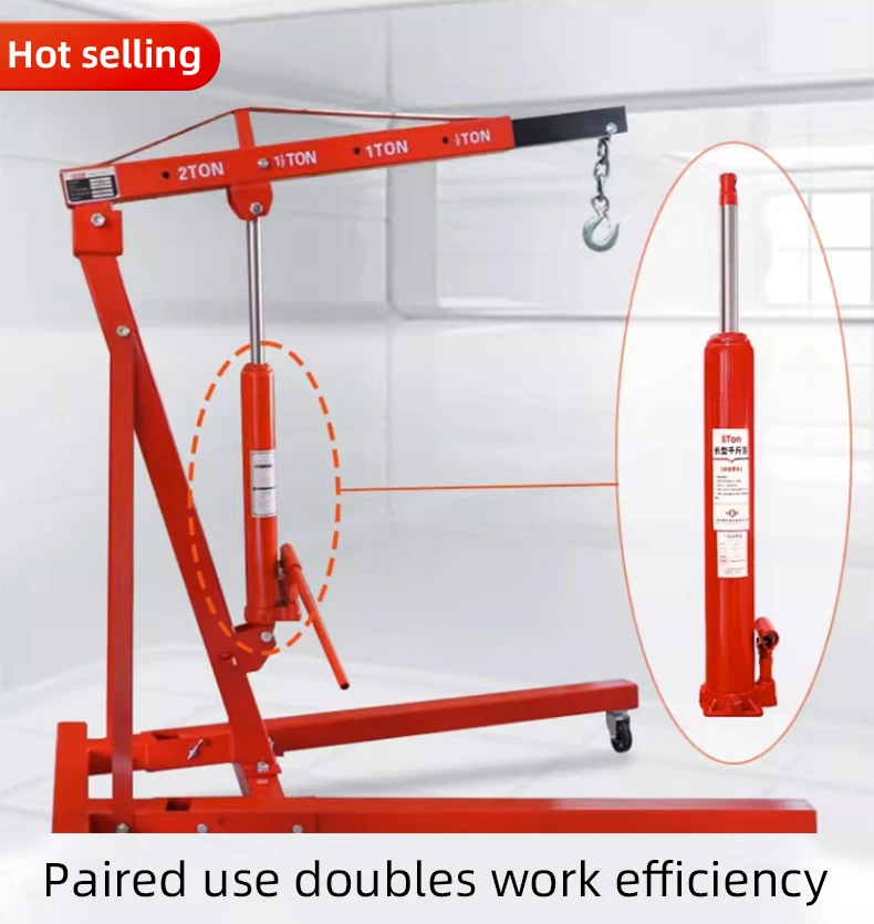 3 Ton Heavy Duty Foldable Hydraulic Lifter for Engine Hoisting
