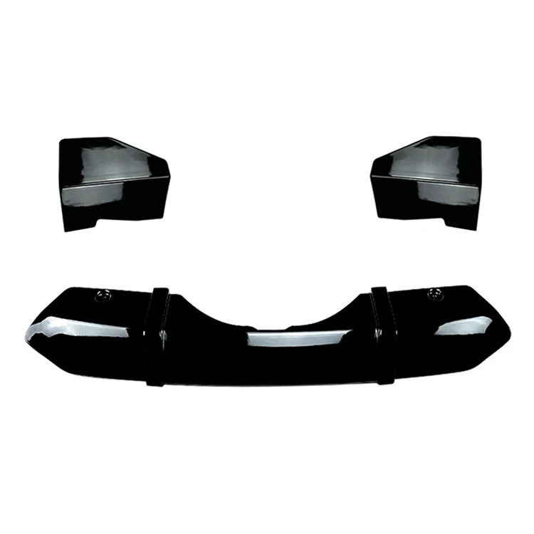 Car Rear Bumper Split Lip Body Kit Spoiler Diffuser Rear Lip And Wrap ...