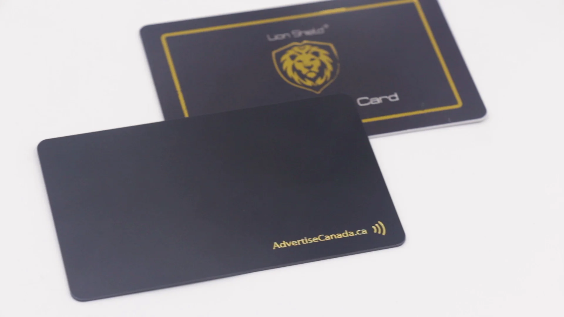 Custom Programmable All-black Matte Nfc Business Card With Uv Logo And ...