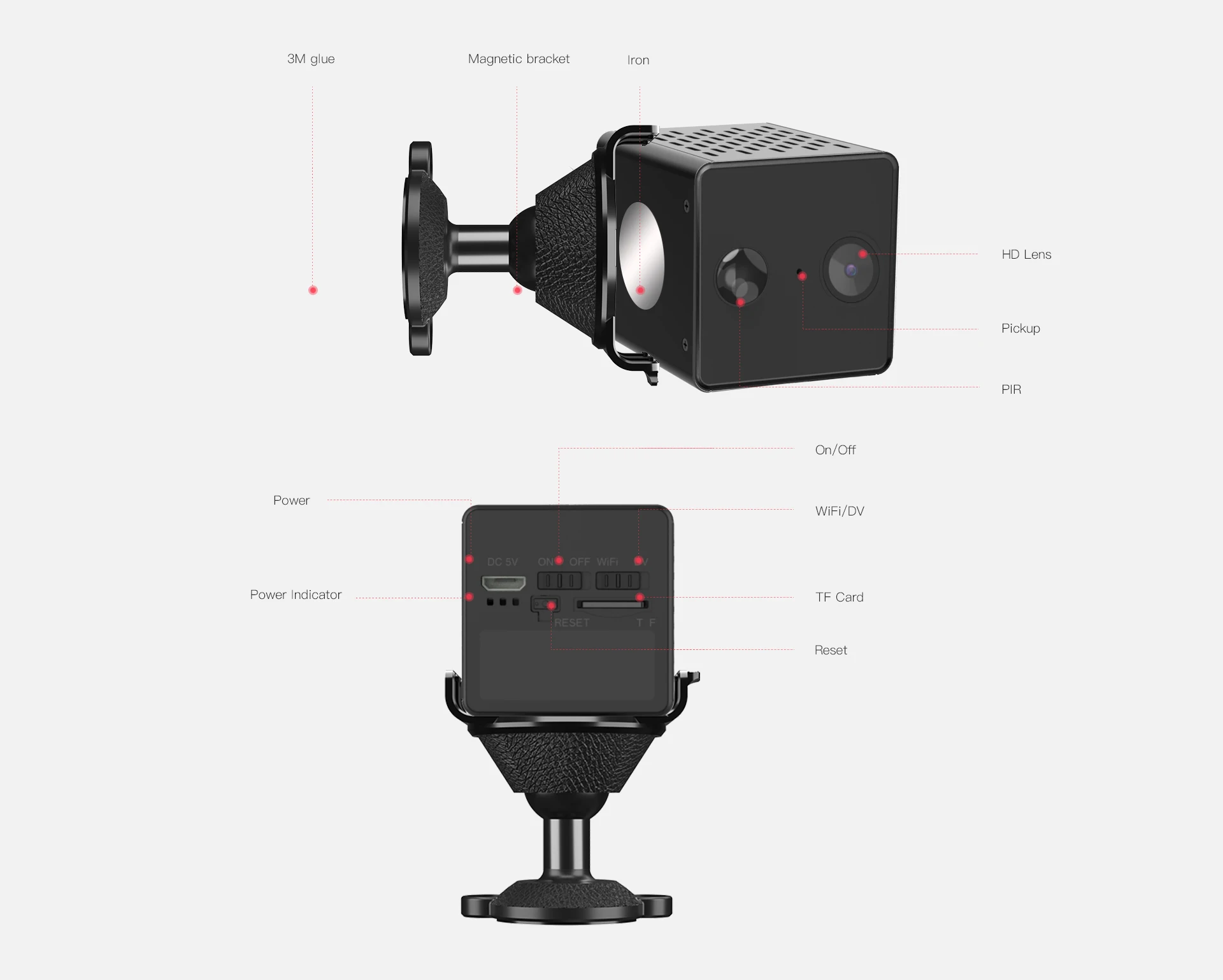 Vstarcam Cb71 Ultra Mini Portable Camera 1500 Mah Battery Long Standby ...