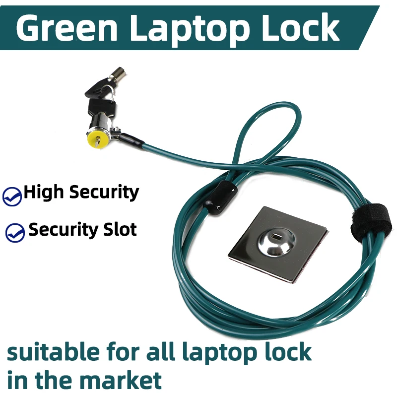 Tablet Security Notebook Customized Logo Zinc Alloy Computer Keyed Wire ...