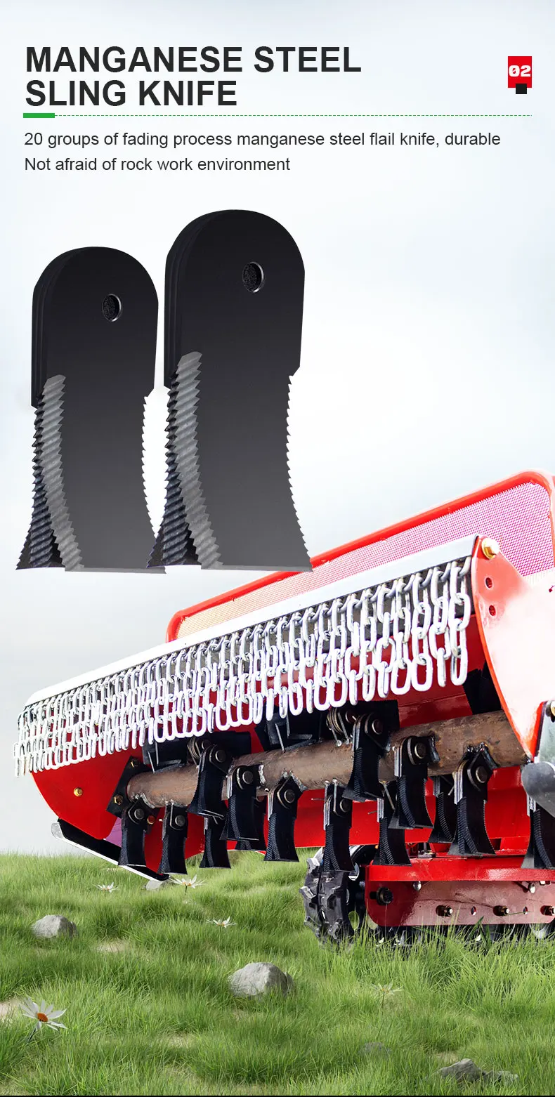 HT80S Remote Control Agriculture Brush Cutter - Easy to Operate