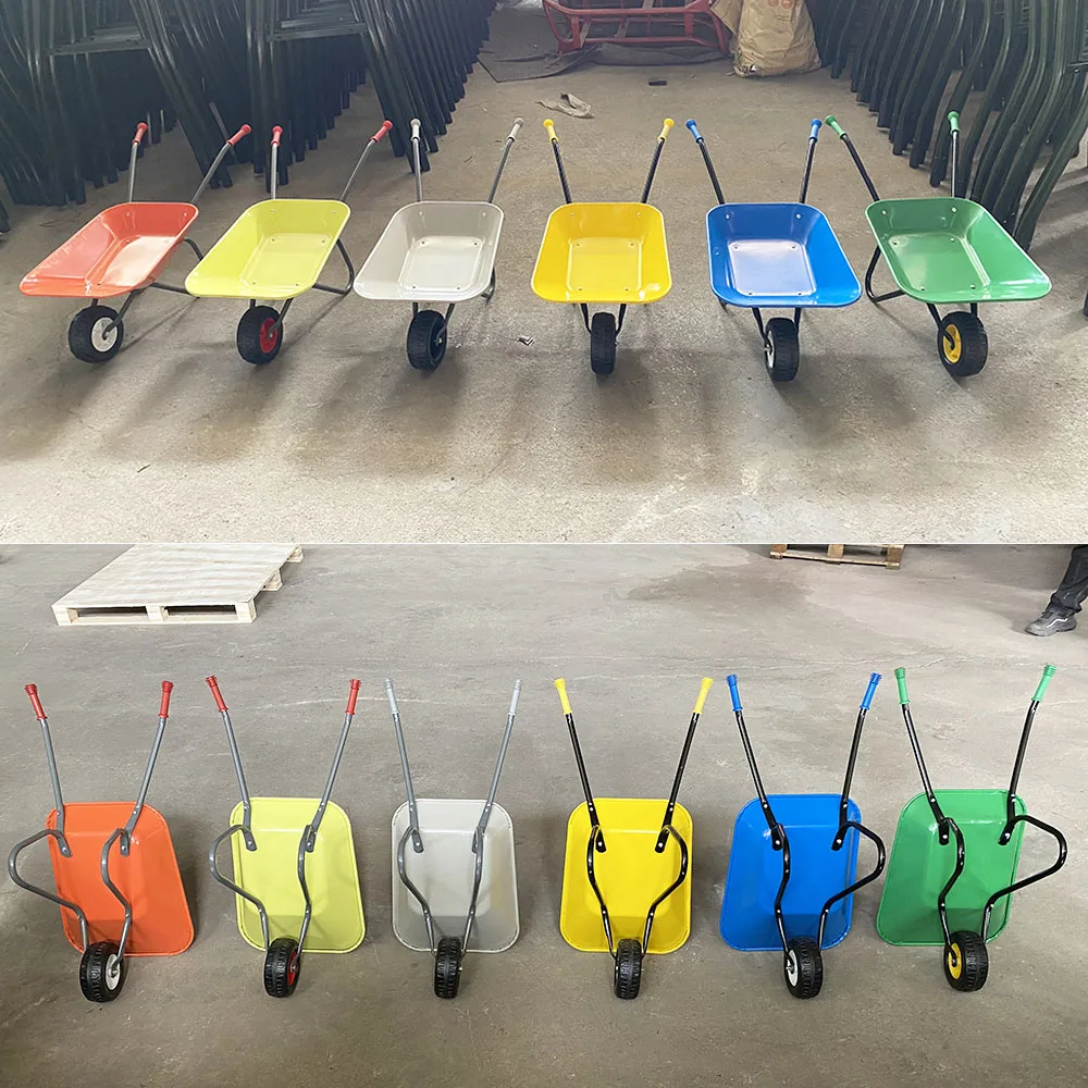WB0103 Plastic Mini Child Kids Wheelbarrow Wheel Barrow for Kids ...