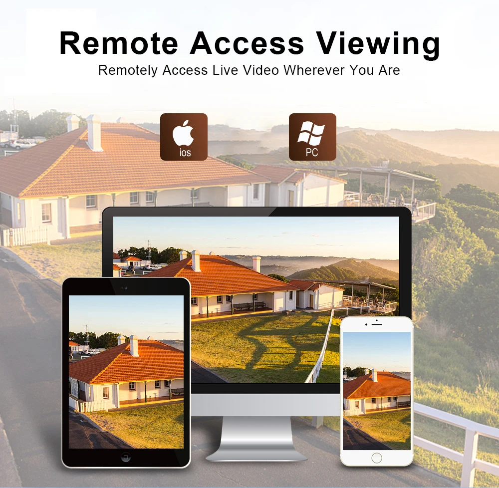 8 Channel Metal Turret Dome IP Camera System with Face Detection