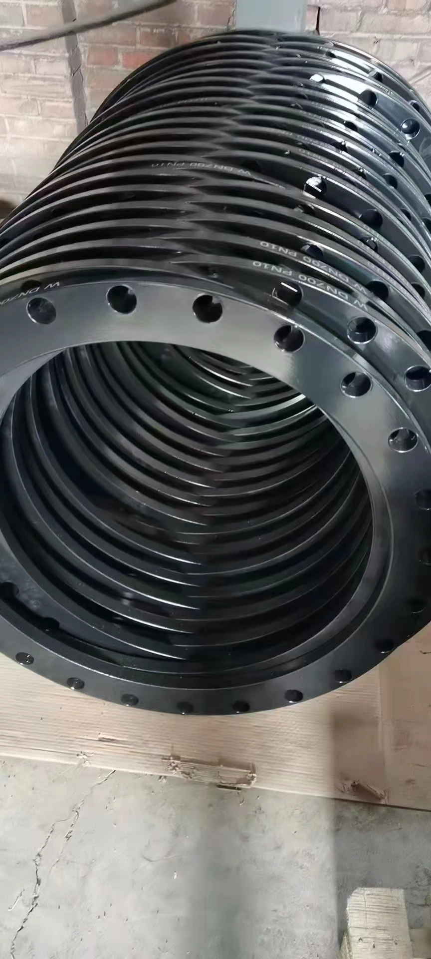 High Strength Pn10 Pn16 Carbon Steel Back Ring For Hdpe Flange Adaptor ...