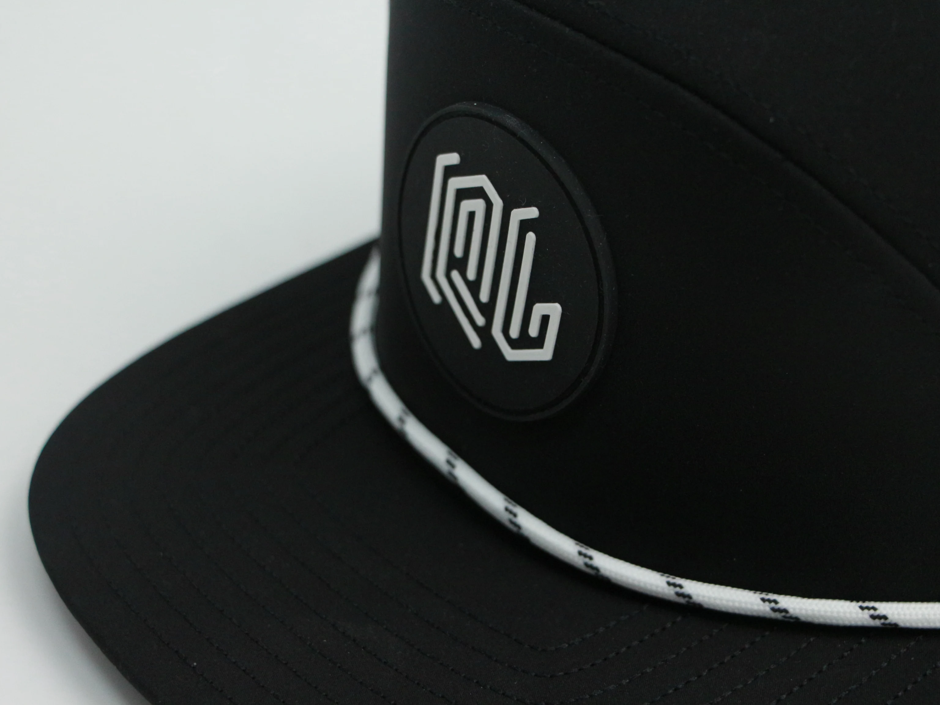 Custom Rubber Pvc Logo Rope Trucker Baseball Cap Gorras Summer ...