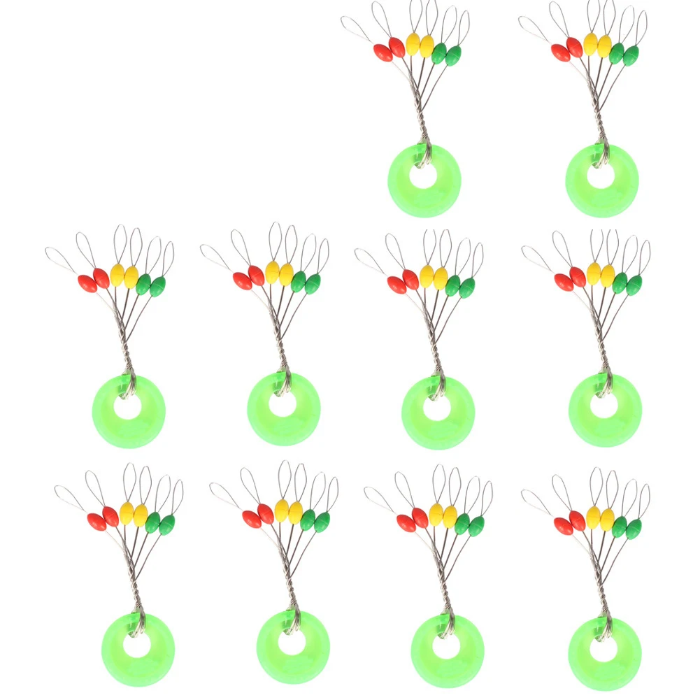 Superiorfishing Rubber Bobber Stoppers Black Space Beans Rubber Line ...