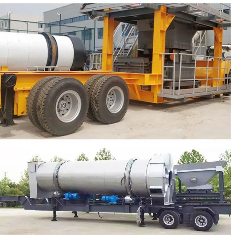 Mobile Automatic Asphalt Mixing Mini Plant - High Efficiency